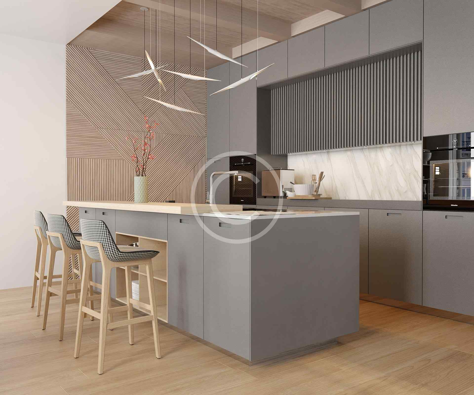 Ultimate loft-style kitchen designs for large and medium apartments - KKBM